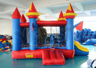 Amusement Park Blue Inflatable Bounce House Castle , Inflatable Jumpy House
