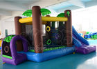 CE PVC Jungle Inflatable Blow Up Bounce House Slide , Inflatables For Party