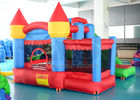 Outdoor Castle PVC Inflatable Bounce House To Backyard , ASTM F963