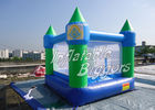 PVC Green Inflatable Bouncy House Castle , Backyard Mini Inflatable Bouncer