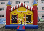 Commercial PVC Tarpaulin Inflatable Bouncer Slide For Rental , Middle Bouncy Castle