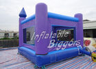 Blue Rental Inflatable Amusement Park / Inflatable Princess Bouncing Castles HR4040