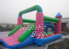 Outdoor Tarpaulin Bounce House Castle / Kids Party Bouncy Castles Custom