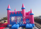 Kindergarten PVC Kids Bouncy Castle / Rental Inflatable Slide Combo