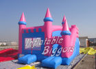 Kindergarten PVC Kids Bouncy Castle / Rental Inflatable Slide Combo