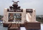 Commercial Chocolate Inflatable Combo Promotion With Powerful Blower EN71