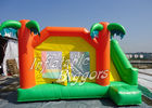 Residential Orange Inflatable Combo Slide Bouncer For Kids ，100lbs - 800lbs