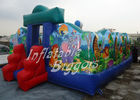 Indoor / Outdoor Mini Inflatable Fun City PVC With HR4040 EN14960