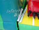 Huge Green Inflatable Fun City For Outdoor Advertising , Party Inflatable Rentals