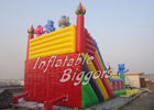 UL CE Giant Inflatable Fun City Tarpaulin , Rental Inflatable Amusement Park
