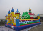 Blue Commercial Inflatable Fun City PVC For Kindergarten Playground Inflatables