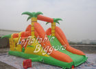 Residential Kids Fun Inflatables Obstacle Course Vinyl Fire-Resistant Vinyl