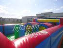 PVC Rental Interactive Inflatable Games / Obstacle Course Inflatables For Rent