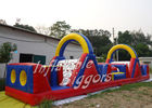 Leadless Inflatable Obstacle Course Double Stitch , Outdoor Inflatables For Kids