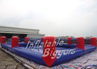 Outdoor Rental Inflatable Sports Games Puncture-Proof , PVC Inflatable Football Field