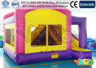Kindergarten Yellow Inflatable Bounce House Moon Jumping With Fire-Resistant