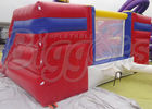 Commercial Inflatable Water Slide With Pool For Marvel The Avengers PVC Double Slide
