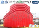 Giant PVC Red Kids Inflatable Dry Double Slides For Rental Backyard Inflatable Biggor