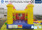 Rainbow Inflatable Combo Trampoline Slide Inflatable Slide With Obscale