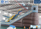 Commercial Professional Grade Bounce House Dragon , Kids Inflatable Slides In Zoo
