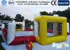 Cartoon Inflatable Sports Games Soccer Court and Basketball Field