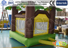 Jungle Inflatable Bounce House , Bouncy Castle Polyester / Nylon Coated PVC