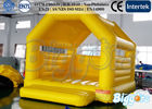 Mini Inflatable Bouncy House Castle Yellow with Custom Logo Printing