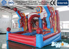 Black Printing Basketball Hoop , PVC Fire-resistant Inflatable Sports Games