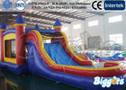 Funny Bouncing Inflatables Rentals / Jumping Castle with Slide Combo Free Blower