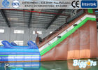 Amusement Park Jumping Games Skull Inflatable Slides Double Lane Bouncer