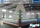 White PVC Kids Inflatable Sports Games Rock Climbing Tower with Mattress