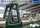 Durable PVC Tarpaulin Rental Obstacle Course / Adults' Games for Field Operations