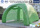 Advertising Dome Green Inflatable Outdoor Tent With Polyester/Nylon Meaterial