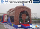 Fun Train Bounce House Inflatable Combo / Kids Jumping Castle Party Game
