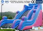 18oz PVC Outdoor Playgound Kids Inflatable Slide , Water-proof / Puncture-proof