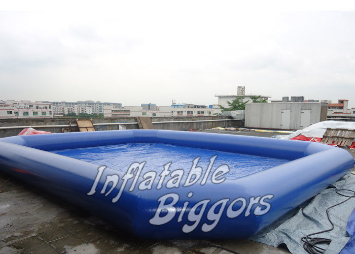 Blue Octopus Blowing Up Inflatable Mini Water Park Rental AU With Swimming Pool