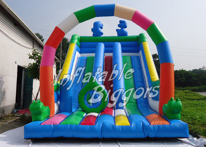 Giant Durable Kids Inflatable Slides EN14960 CE , Backyard Inflatable Slides