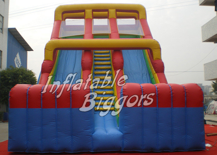 Birthday Party Kids Inflatable Slip And Slide Rental ASTM F963 With Double Lane