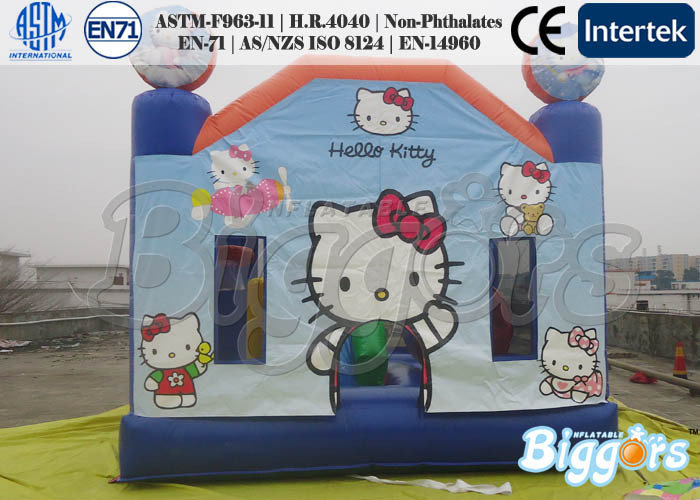 Hello Kitty Commercial Inflatable Bouncers Inflatable Bungee Trampoline