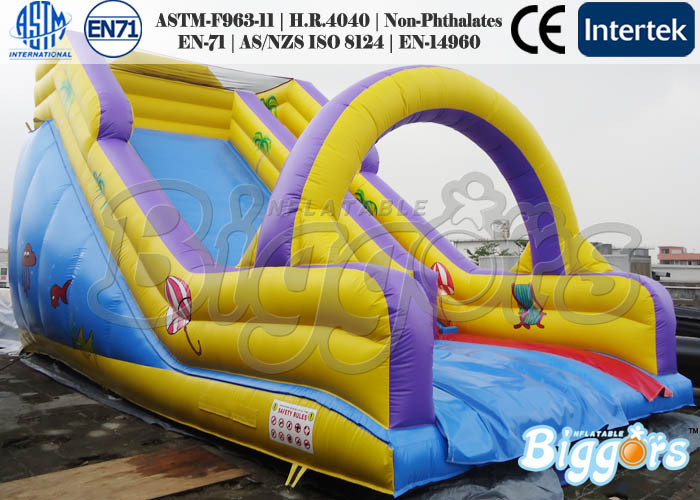 Inflatable Bouncer Kids Inflatable Slides / Blow Up Slides with PVC Tarpaulin