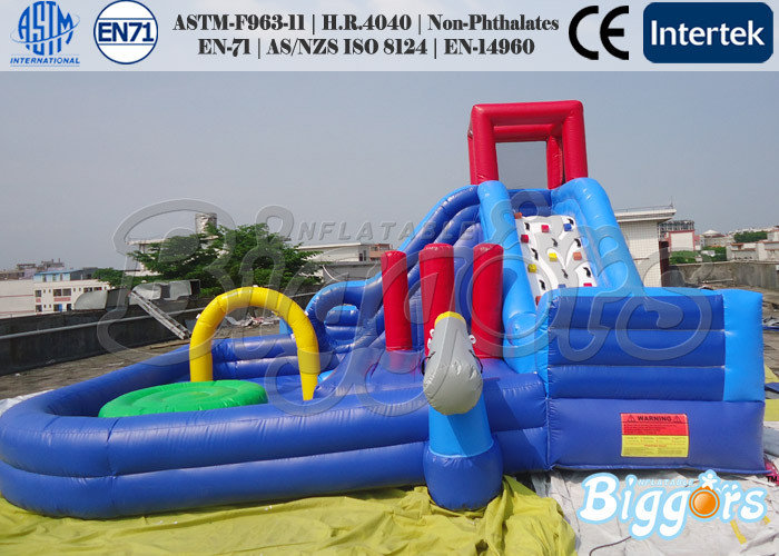 Backyard Inflatable Water Slide Pool Fun Playground Games 6 x 6 x 3.5M