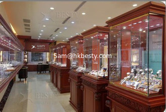 famous watch store designing and counters production