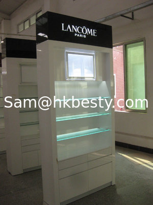 Cosmetics Cabinets for Cosmetics Showroom with LED Lightings