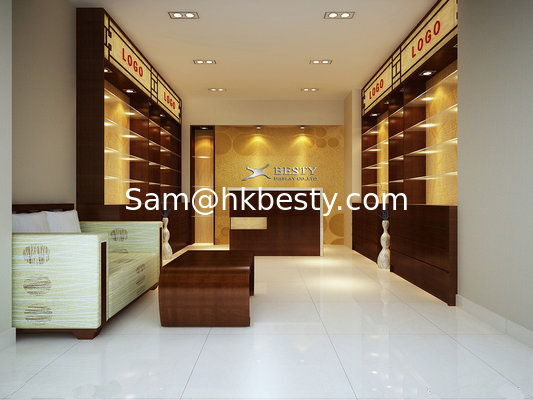 CE certificate jewlery furniture has unique interior jewellery shop design in mall