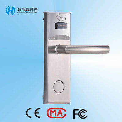 Factory price stainless steel silvery hotel door lock suppliers,hotel door lock suppliers