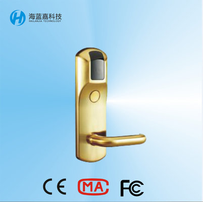 Zinc alloy silvery high standard security hotel room door locks