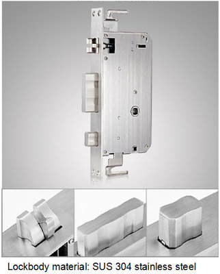 Latest  best quality zinc alloy  silvery  smartphone controlled Wifi door lock