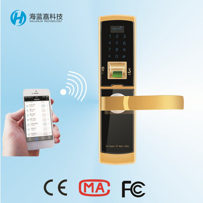 Best quality latest Zinc alloy smartphone controlled Wifi door lock