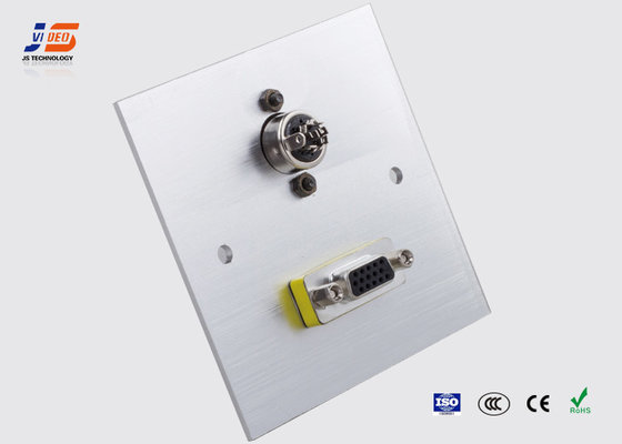 Easy Assemble HDMI Wall Plate Wall Mounted With VGA DIN Connectors