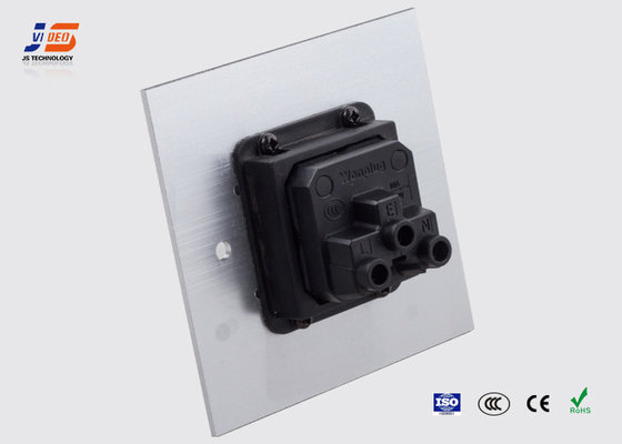 Electrical Socket Outlet Wall Plate, Hotel Wall Media Hub Power Plug Socket